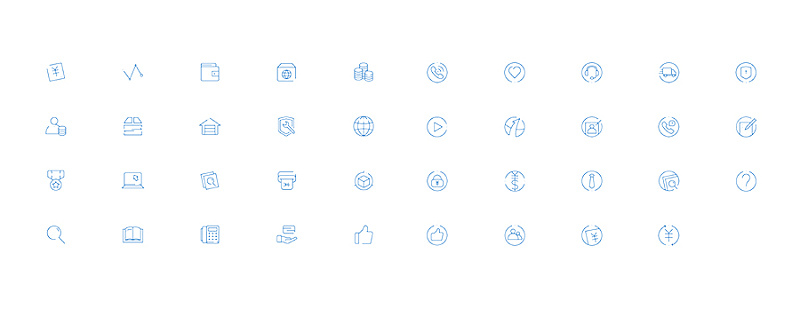 一达通图标设计总结_朝花不夕拾2017-站酷ZCOOL