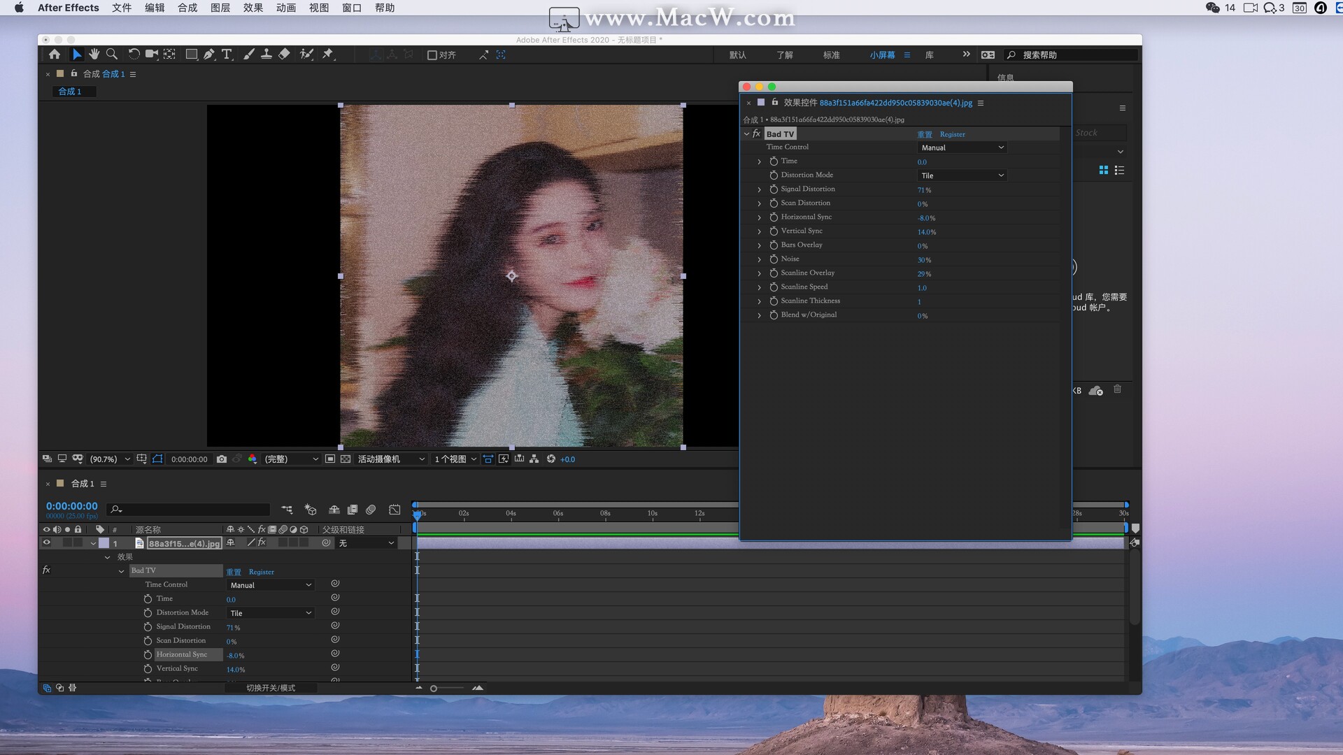 Rowbyte Bad TV for Mac(Ae模拟电视失真插件)v2.1.6激活版_Mac小美人儿-站酷ZCOOL