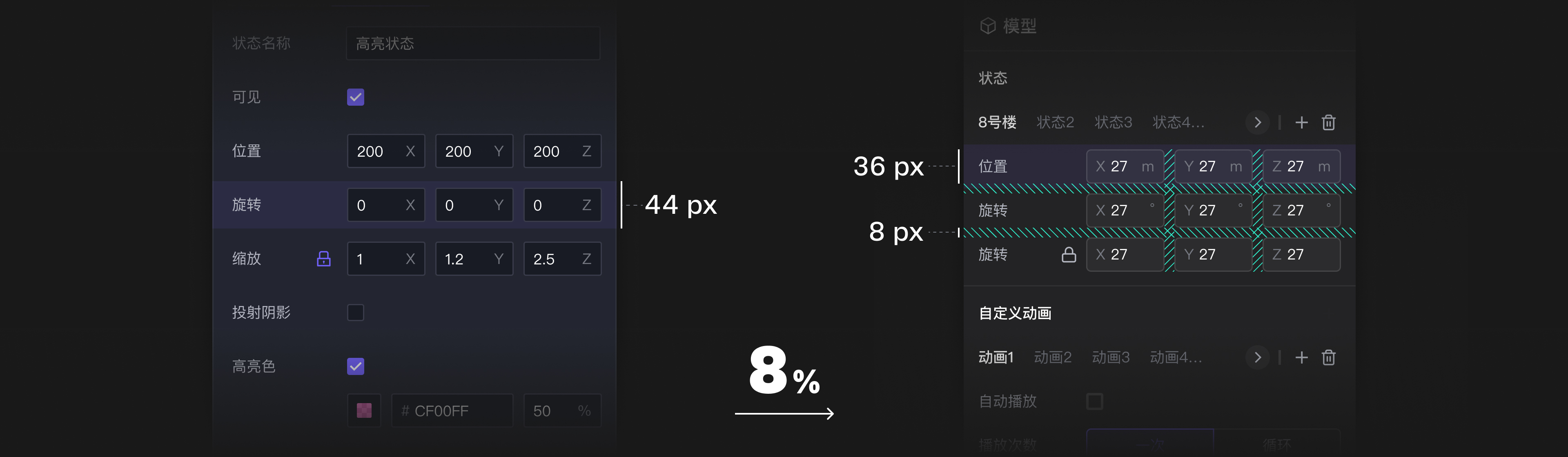 数学笔记之 EasyTwin 属性面板设计思路_EasyV数字孪生-站酷ZCOOL