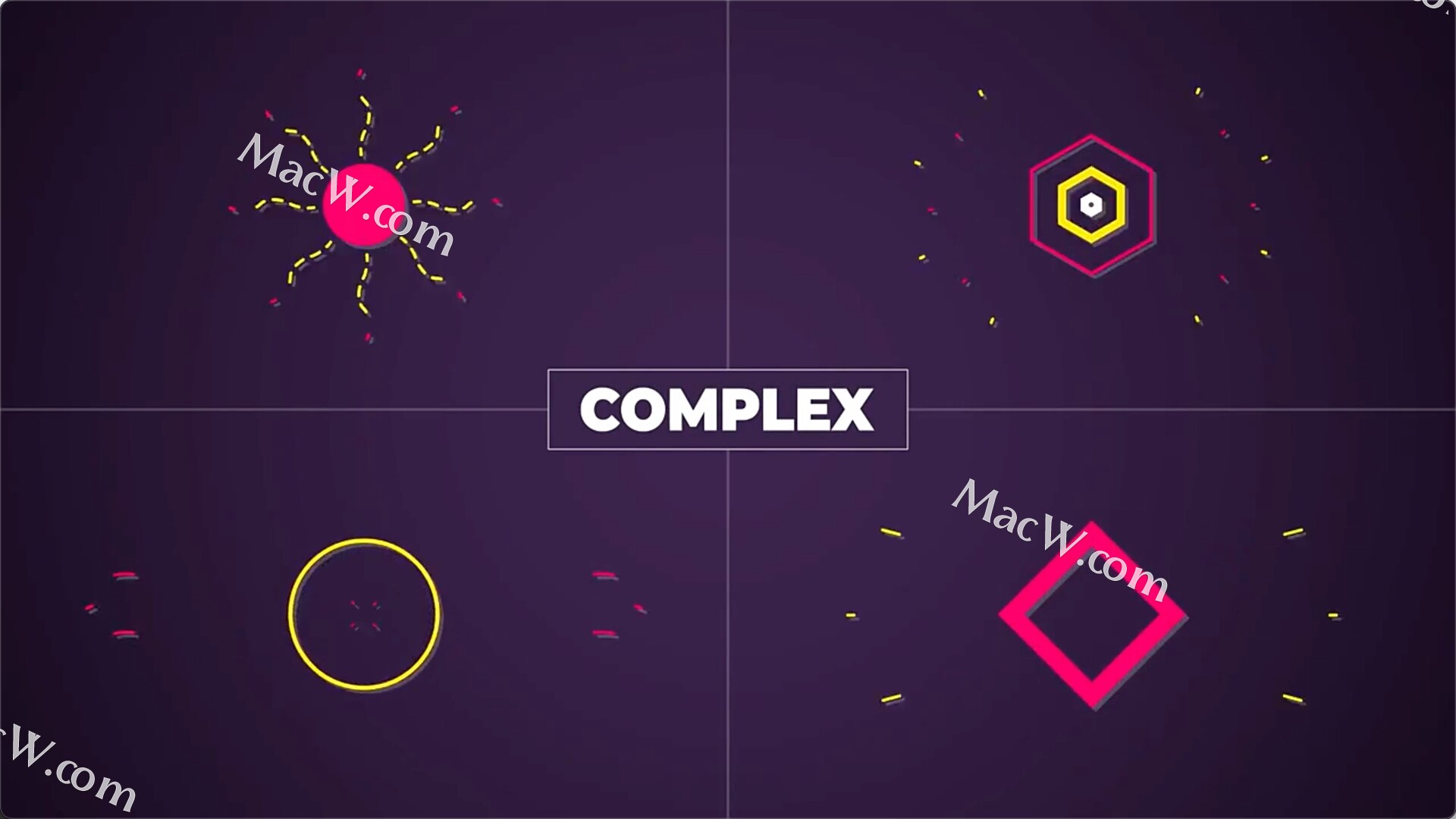 PR模板-150个简洁彩色图形MG动画预设 Shape Elements for Premiere Pro_下雨吃火锅-站酷ZCOOL