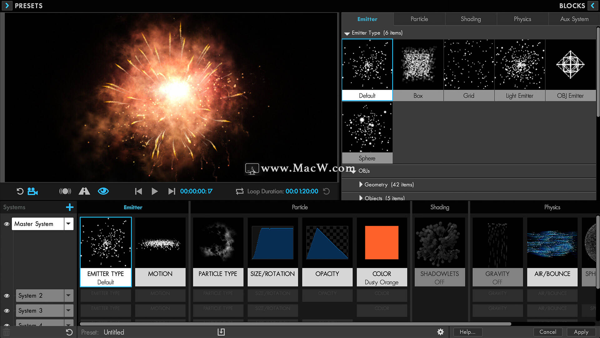 Trapcode Particular for Mac(AE三维粒子插件) v5.0.3永久激活版_Mac小美人儿-站酷ZCOOL