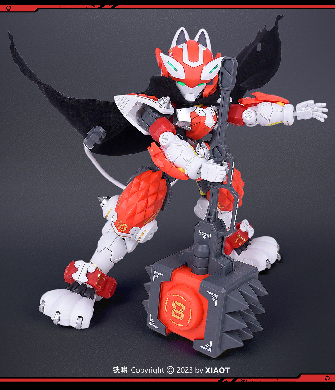 XIAOT《铁啸》 C.A.T 03号机"劫火"_XiaoTToys-站酷ZCOOL