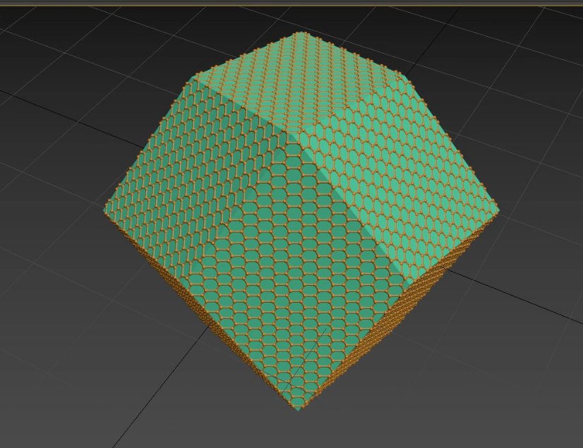 科研制图|如何用异面体做出石墨烯包裹的ZIF-8结构_科学颜习社-站酷ZCOOL
