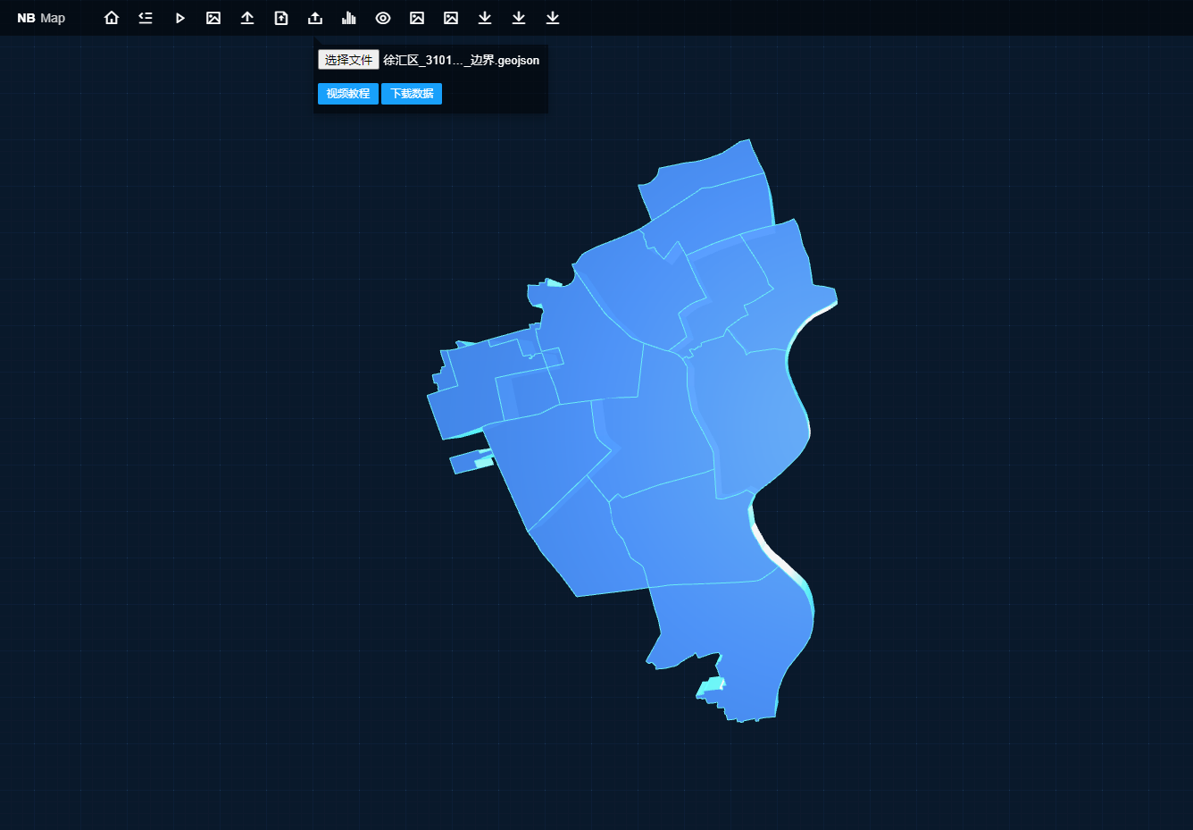 自动绘制三维地图神器 NB MAP 升级了！可支持下载区县、乡镇地图~_灰色执照-站酷ZCOOL