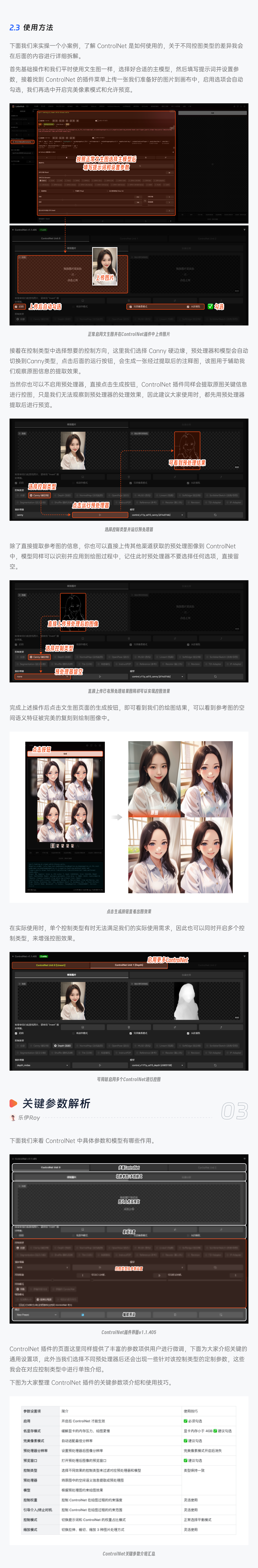 Stable Diffusion学习指南【ControlNet上篇】_乐伊ROY-站酷ZCOOL