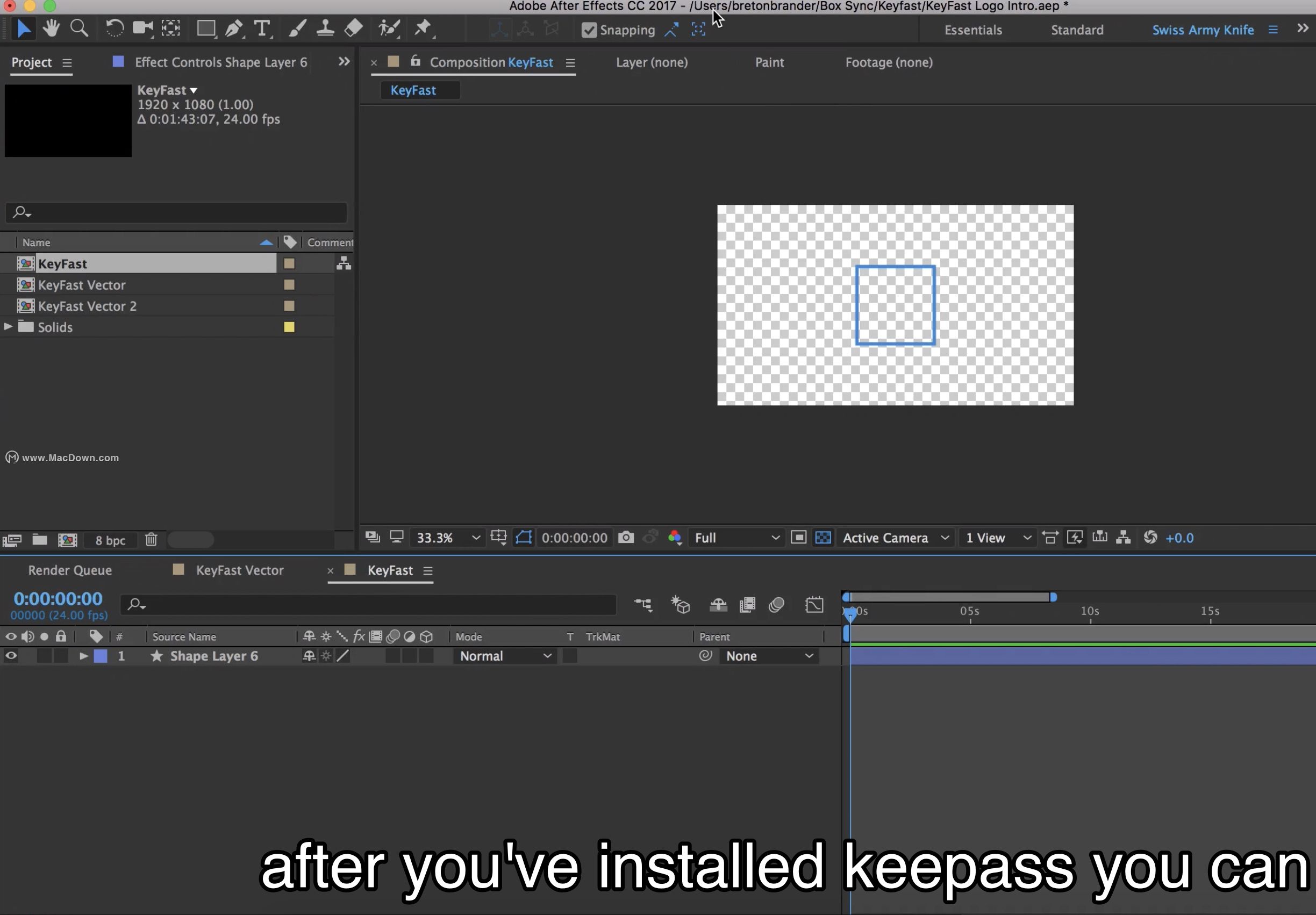 AE 一键动画工具Keyfast for mac v1.2激活版_顽石宝玉-站酷ZCOOL