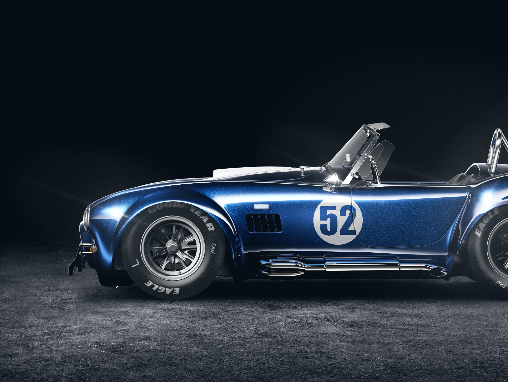 谢尔比/Cobra 427(1964)_CGI_Haau-站酷ZCOOL