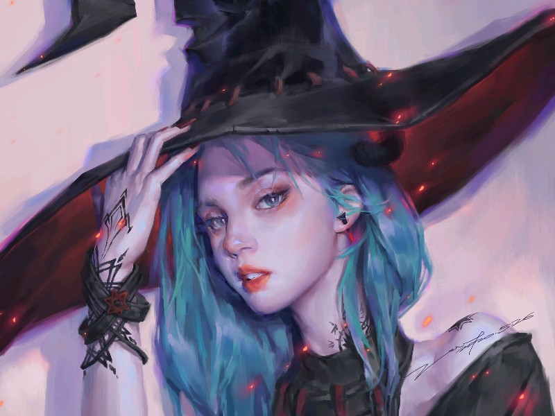 女巫喜欢么？_ZWY惟怡-站酷ZCOOL