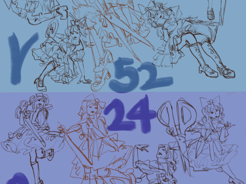 Day52/24 速写挑战10/11期_山林木之鸡-站酷ZCOOL