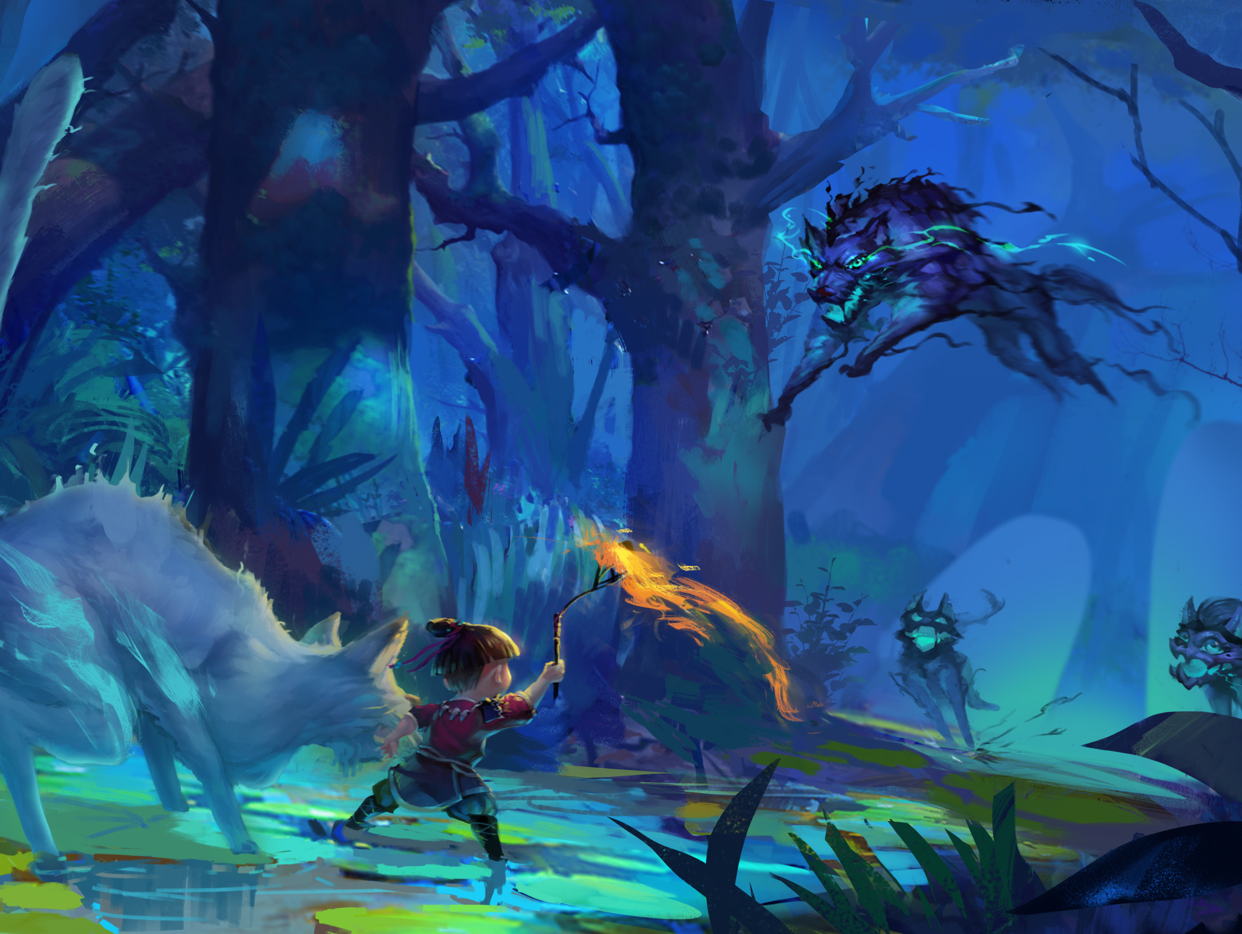 妖宿山绘本_JIAHONG_LUN-站酷ZCOOL