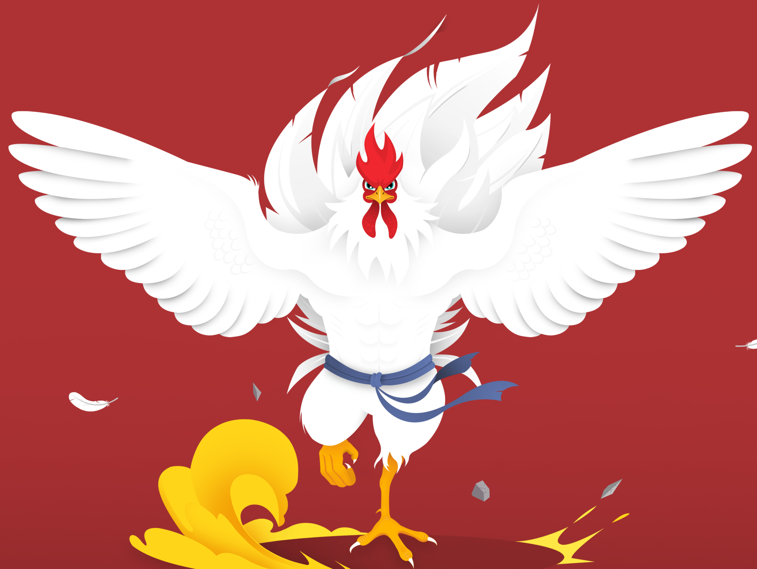 金鸡独立_Kwok盖-站酷ZCOOL