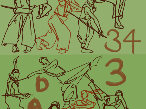 Day34/3 速写挑战9/10期_山林木之鸡-站酷ZCOOL