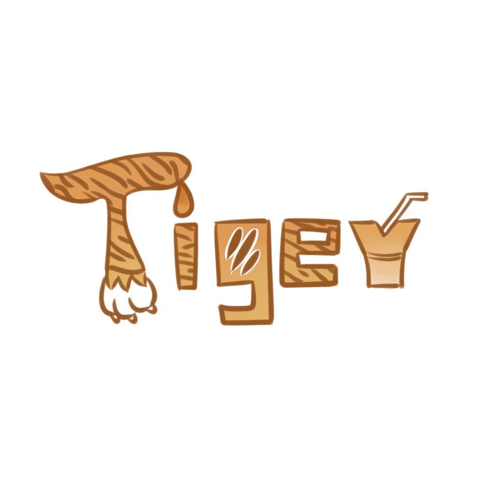Tiger奶茶logo_Drizzle葱鸭-站酷ZCOOL