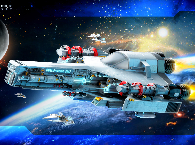 【Dell】“Belief space”号宇宙飞船建模_中电金信视觉-站酷ZCOOL
