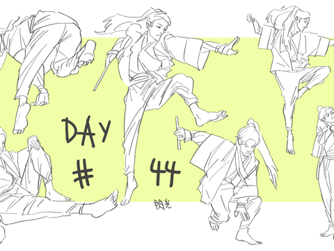 #速写60天挑战赛# day44@速写班长 _閃光事件-站酷ZCOOL