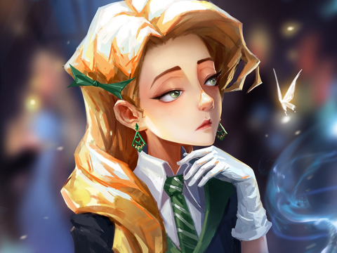 【板绘】卡珊德拉小姐_JGnine-站酷ZCOOL