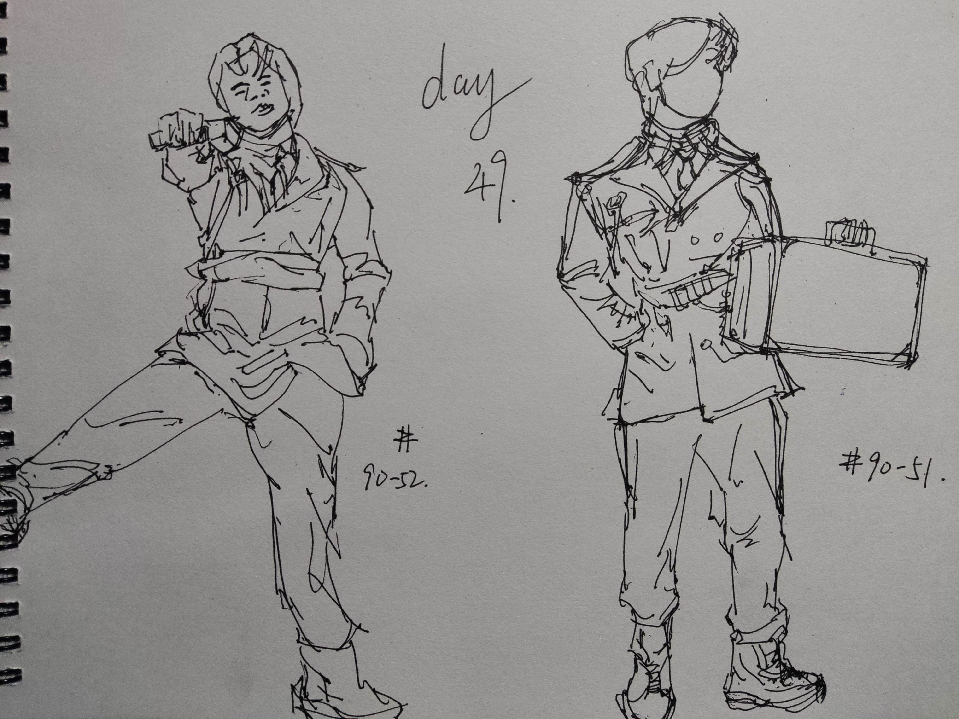 #速写60天挑战赛# day49 @速写班长 _Z915710878-站酷ZCOOL