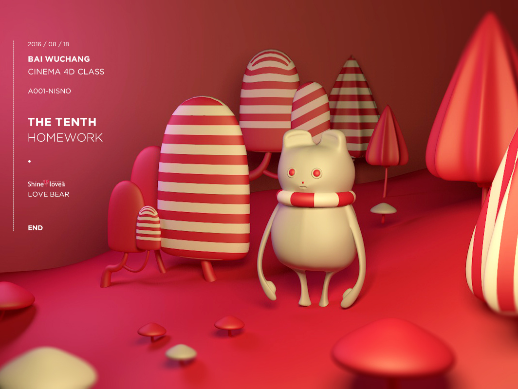 白无常C4D班第十次作业_Nisno-站酷ZCOOL