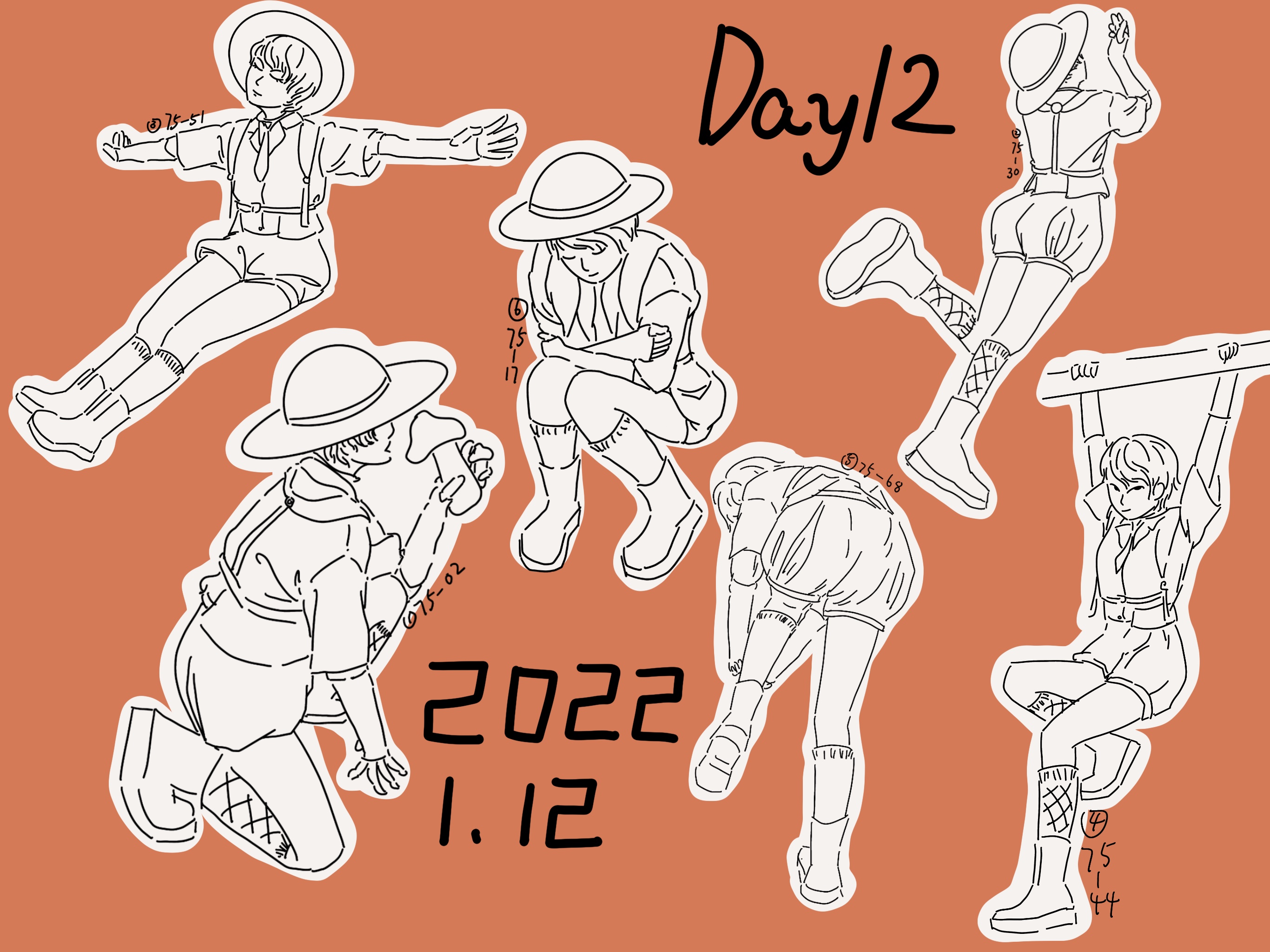 #速写60天挑战赛# Day12 @速写班长 _llakllakalllakll-站酷ZCOOL