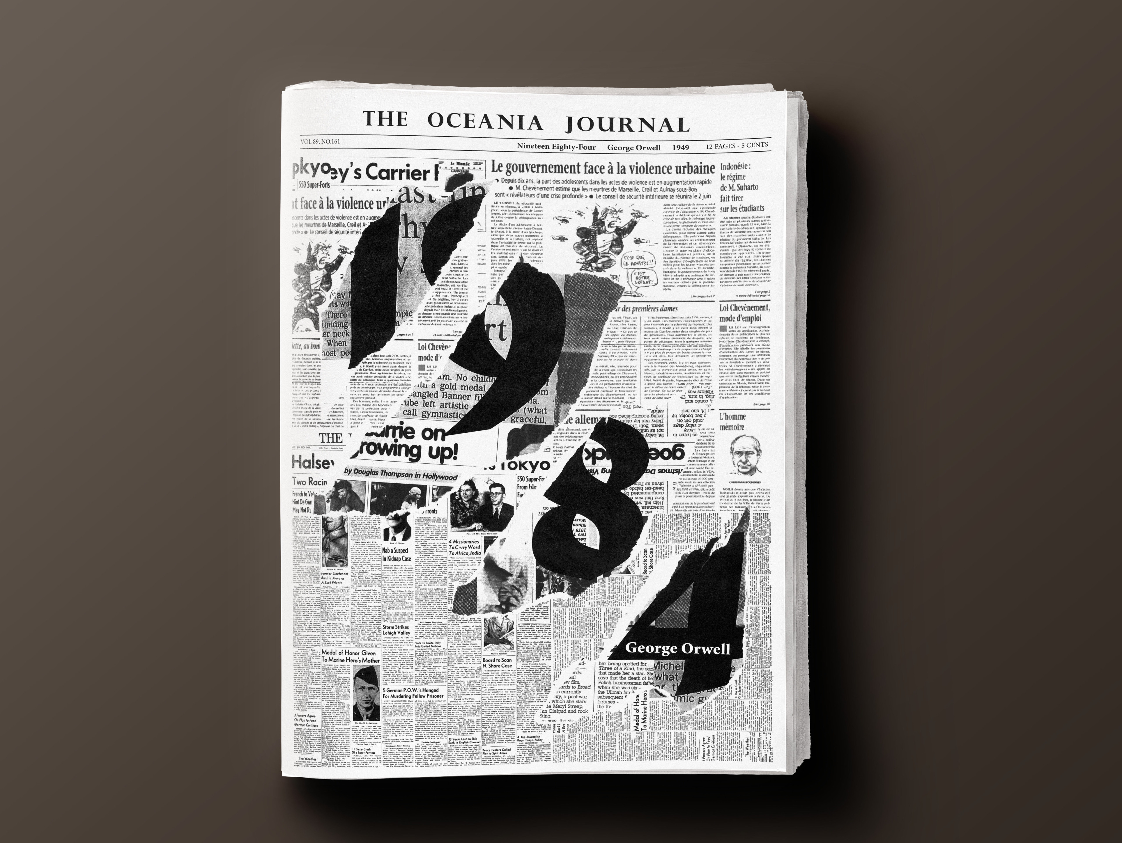 « 1984 » 乔治奥威尔_一小粒kiwi酱-站酷ZCOOL