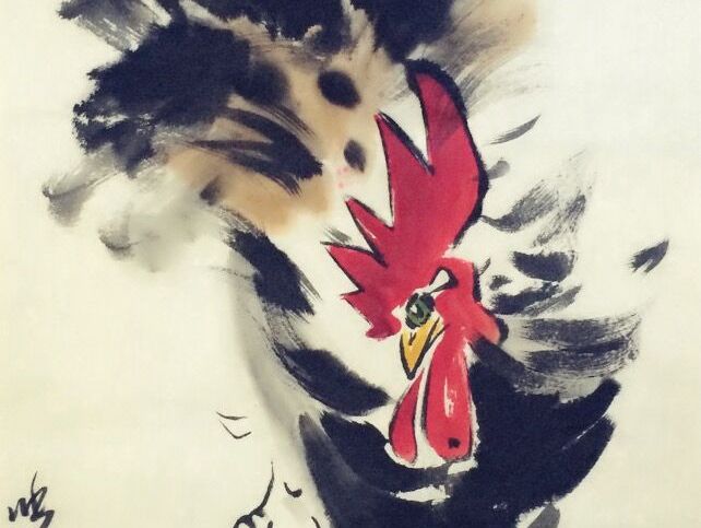 大写意《鸿运当头》_MS书生_0923-站酷ZCOOL