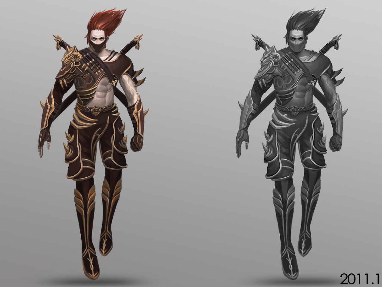 2011年的游戏原画人物设定（原创）_赖小熊-站酷ZCOOL