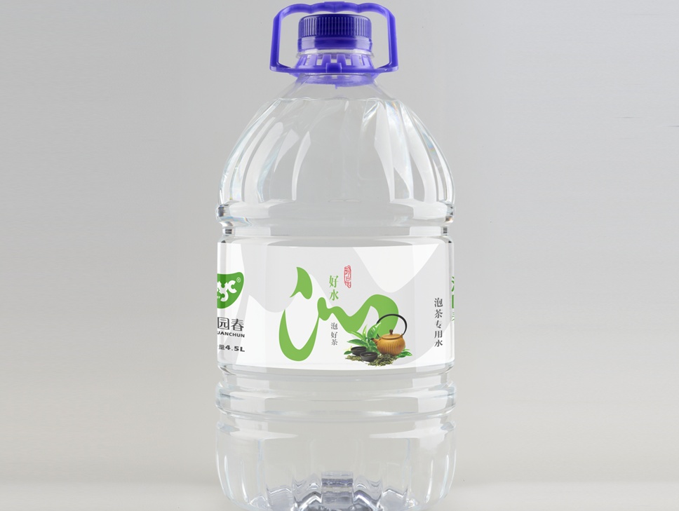 矿泉水瓶标签 4.5L_ideaign-站酷ZCOOL