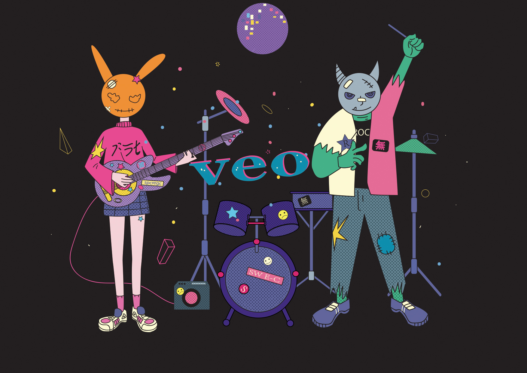 插画练习_veo_x-站酷ZCOOL