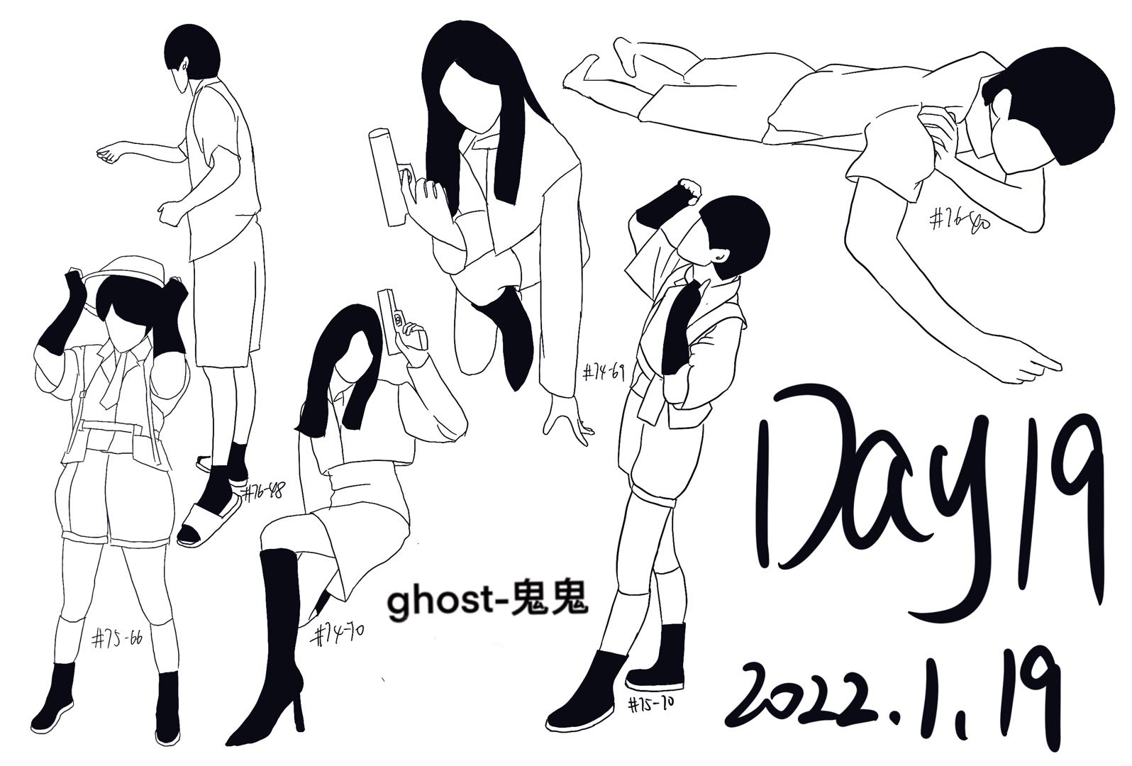 #速写60天挑战赛# Day19@速写班长 _kghost-站酷ZCOOL