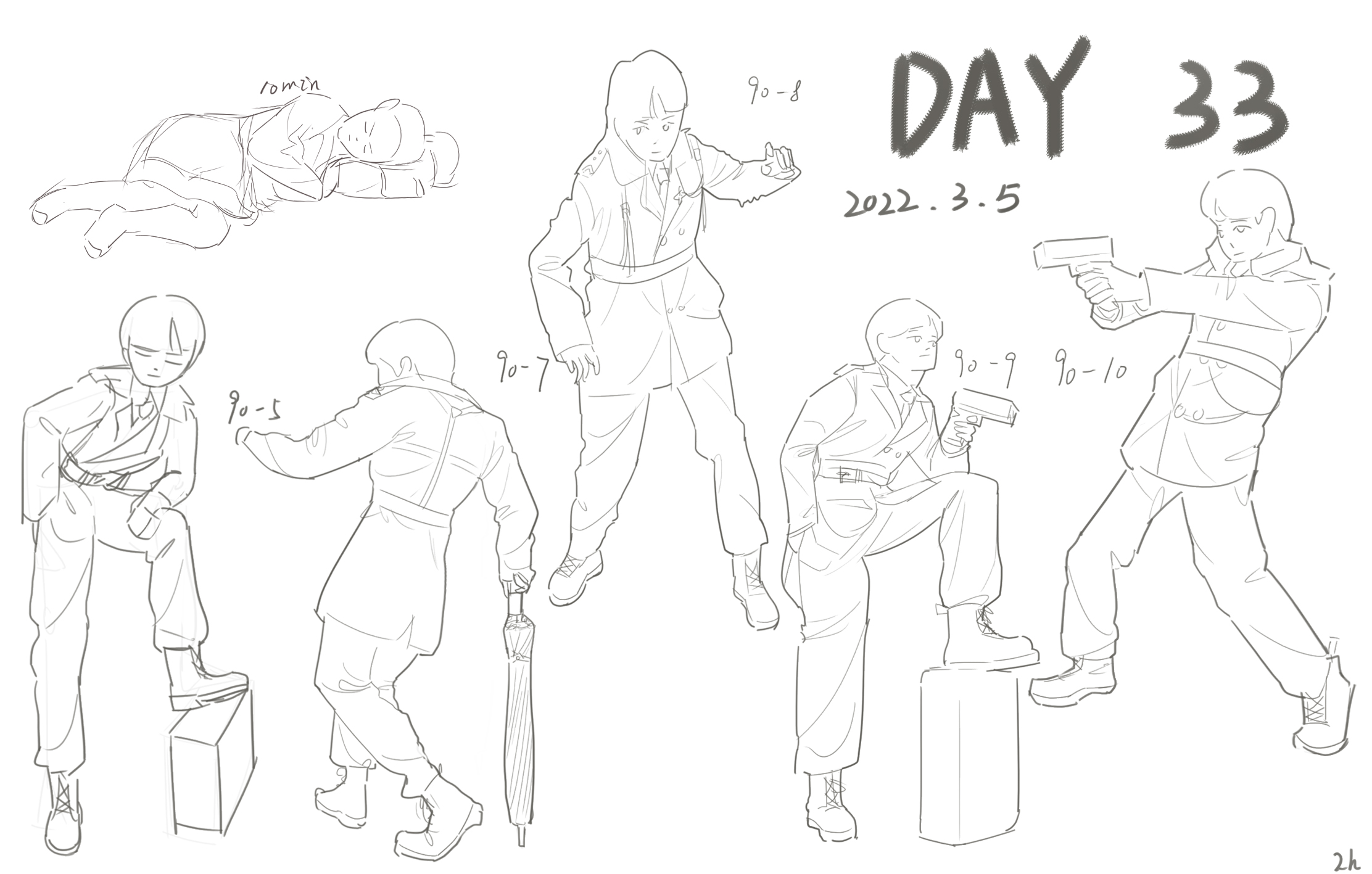 速写day33_sell兔-站酷ZCOOL