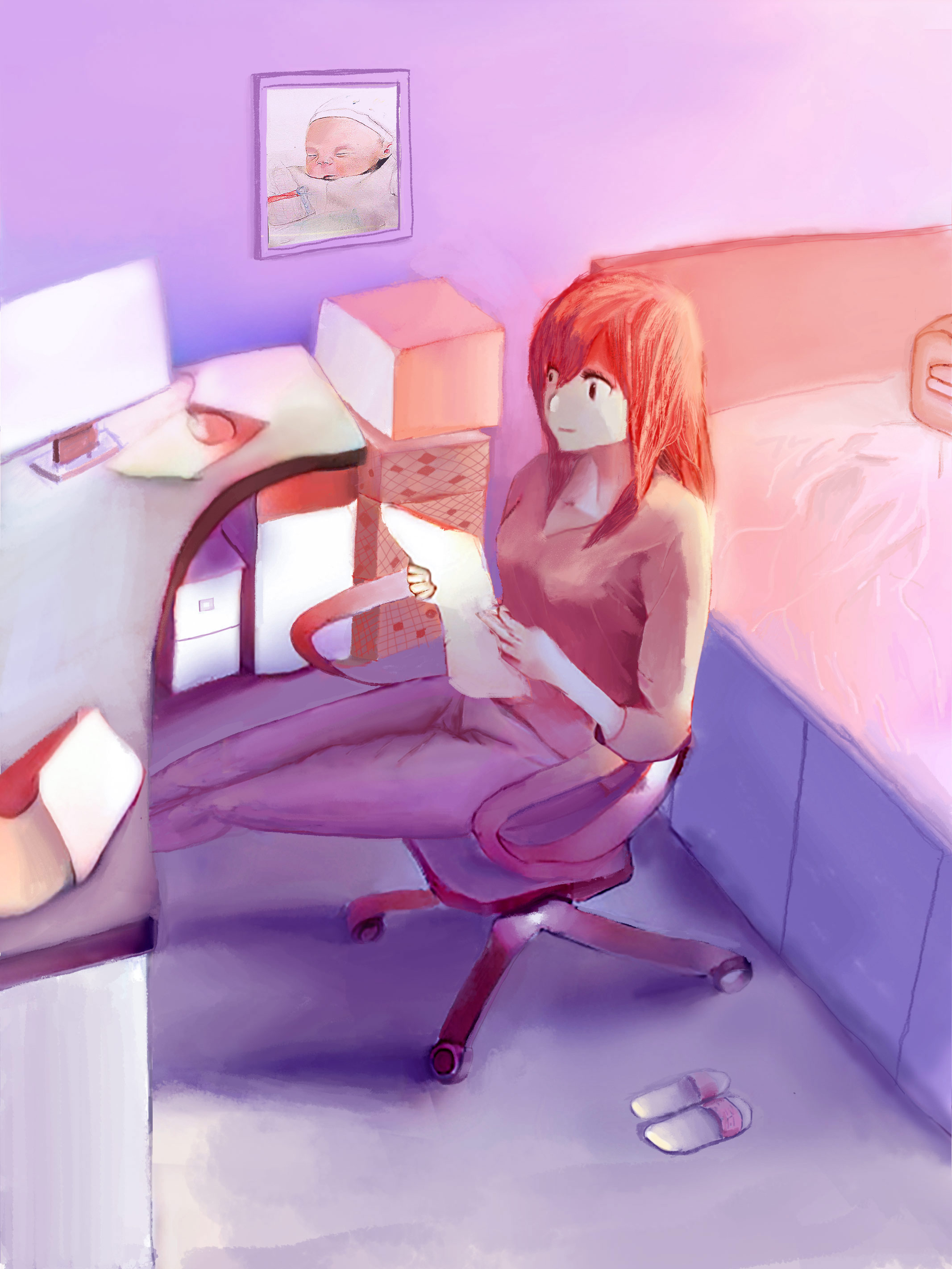 家_醉酒清牛-站酷ZCOOL