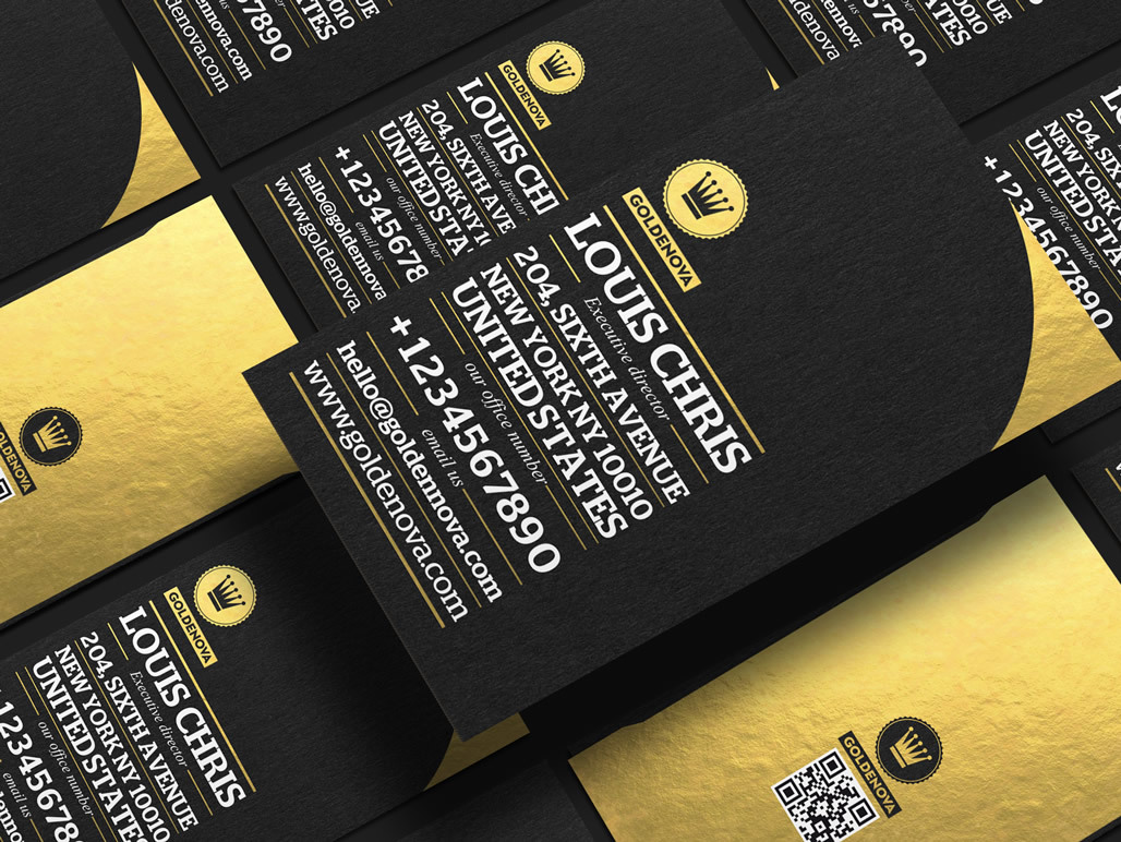 Golden Nova 2 business card_rayzong-站酷ZCOOL