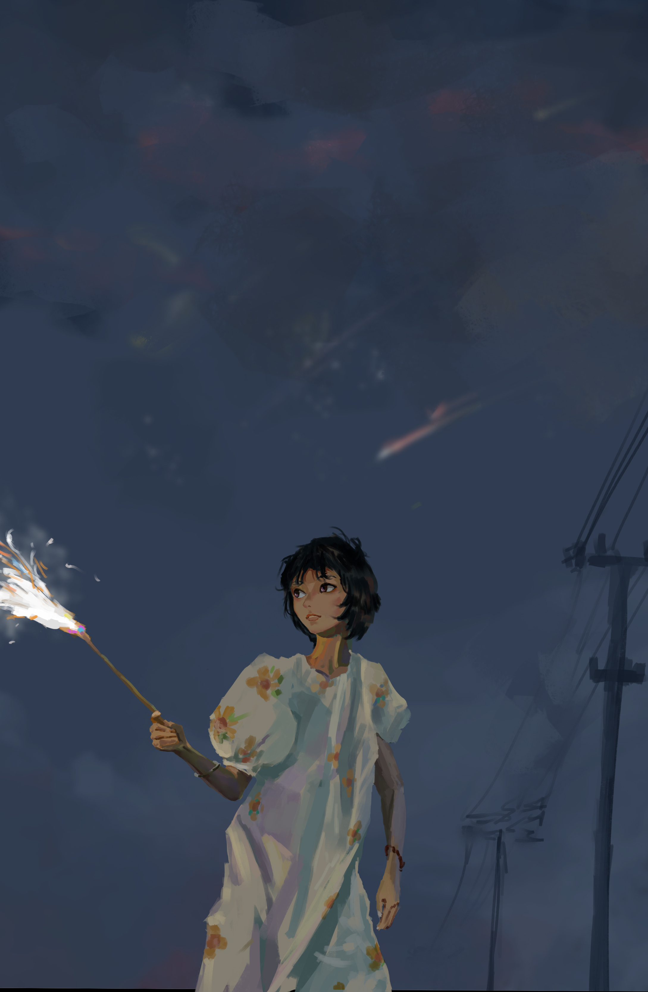 板绘插画_摸鱼Y10-站酷ZCOOL