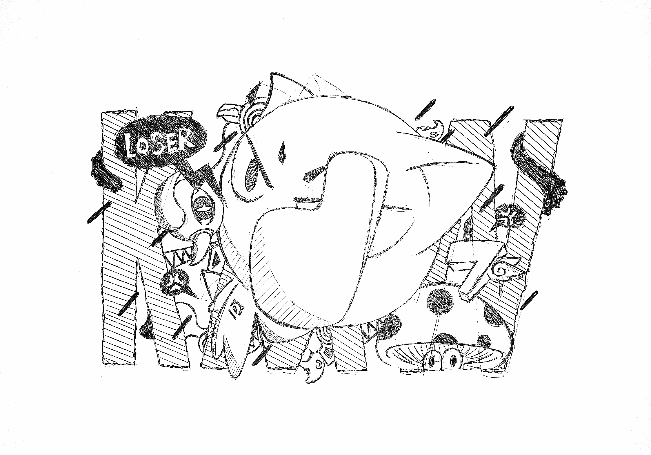 / LOSER /_麻辣蹦蹦锤-站酷ZCOOL