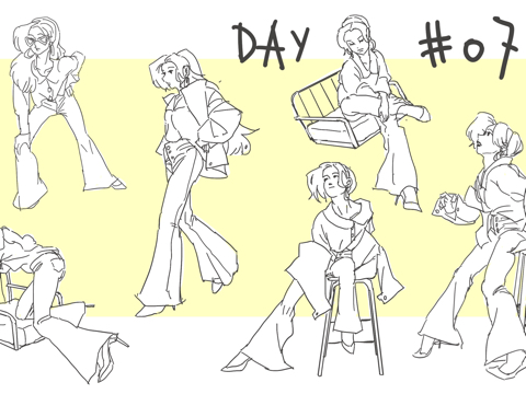 #速写60天挑战赛#day07@速写班长 _閃光事件-站酷ZCOOL