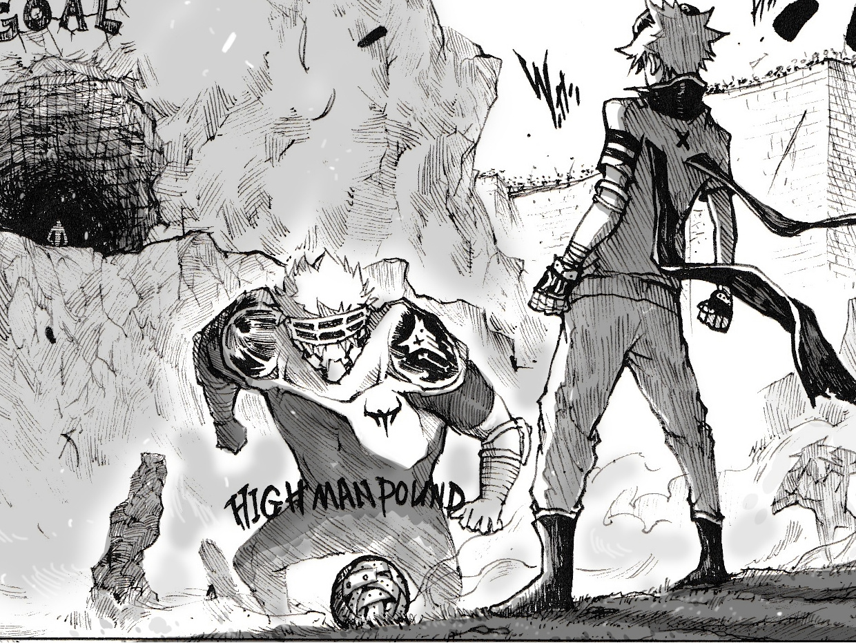 《IRON BALL GAME》漫画单幅步骤_MINEN-站酷ZCOOL