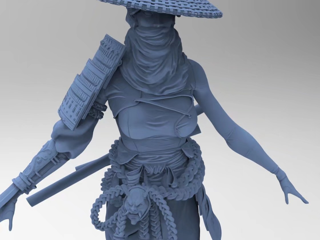 浪人白模_杰桑不鸽-站酷ZCOOL