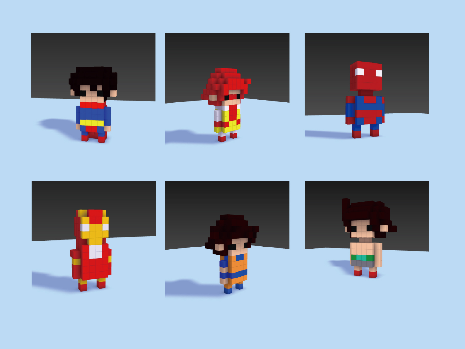 voxel立体像素_ZHUANGYEQI-站酷ZCOOL