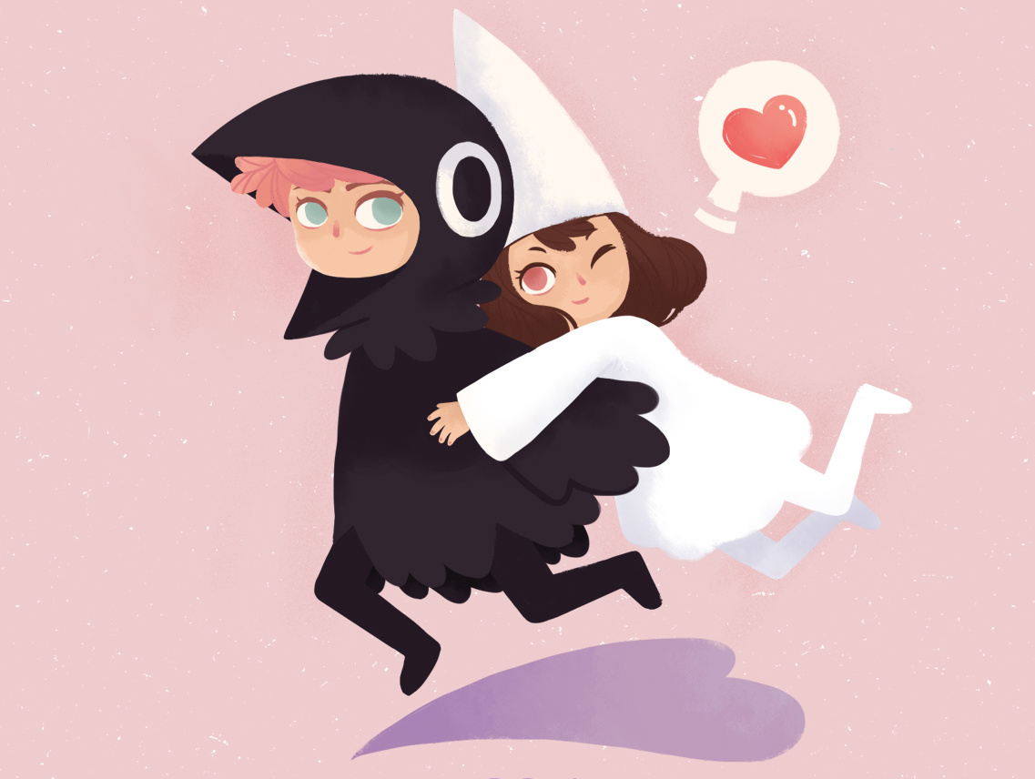 《拥抱-纪念碑谷》_昨日的Guyin-站酷ZCOOL