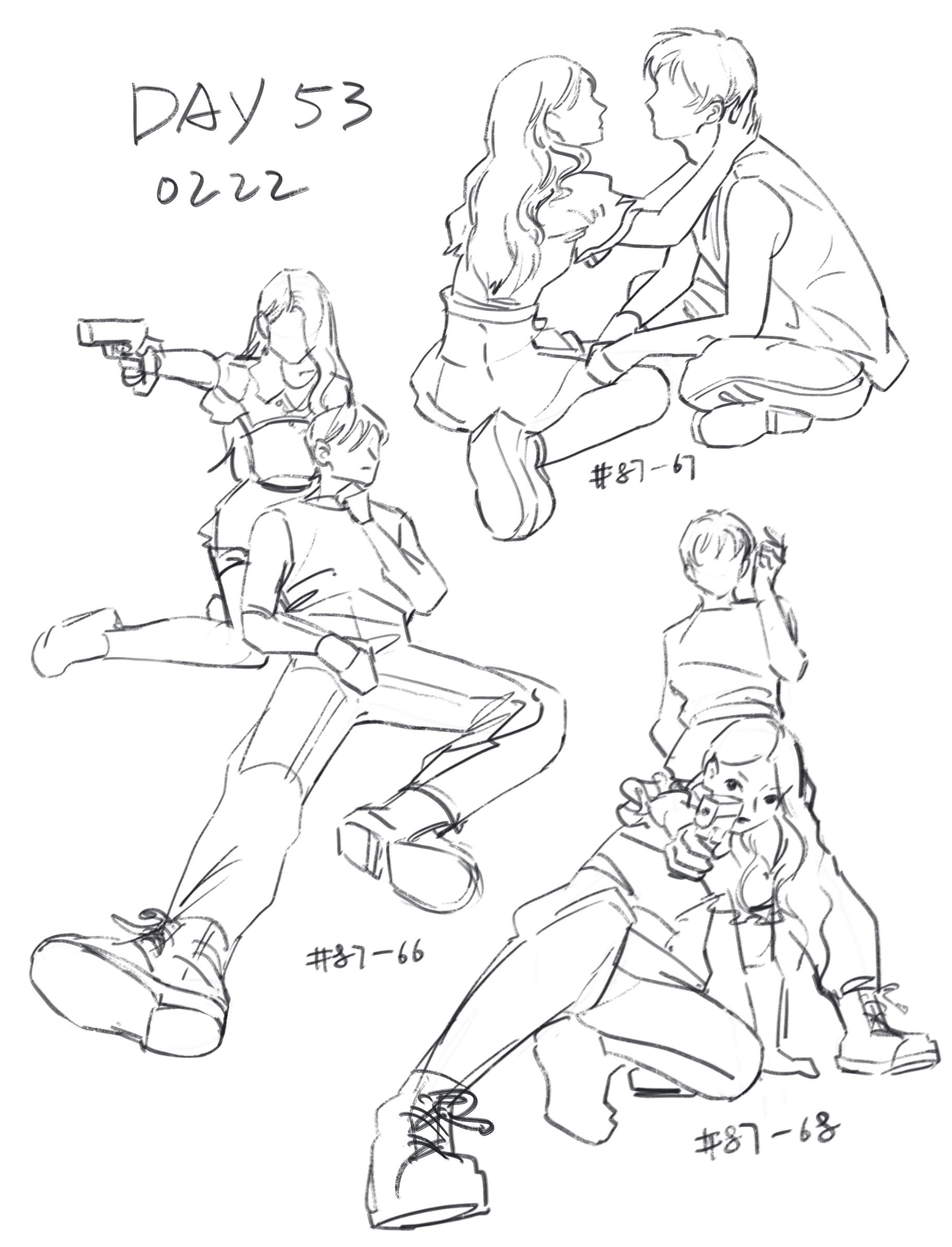 #速写60天挑战赛#Day53@速写班长 _泽可爱-站酷ZCOOL