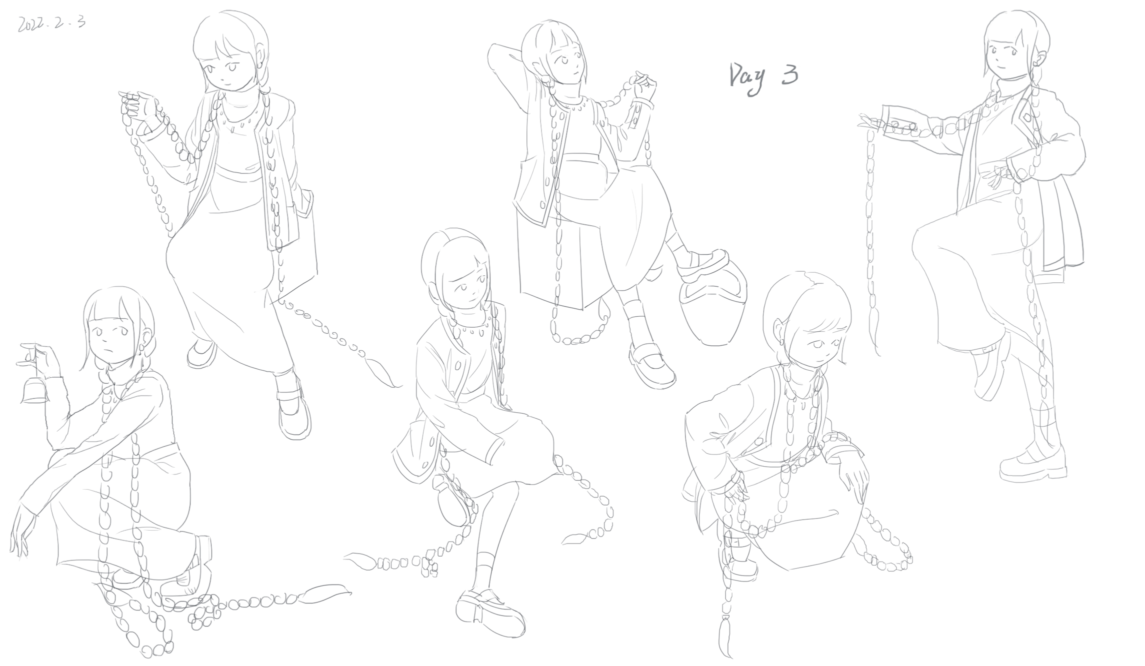 速写day3_sell兔-站酷ZCOOL