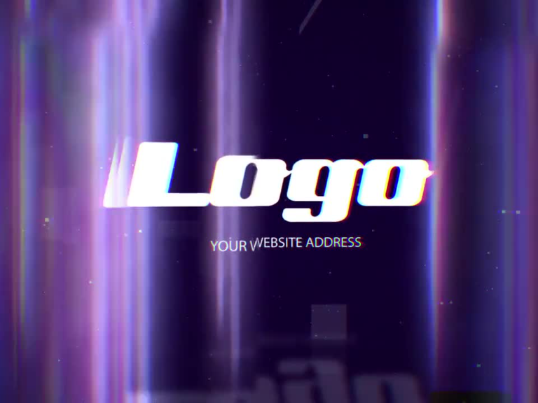 AE模板 | 简约动态故障玻璃标志片头_猿文件网官方账号-站酷ZCOOL