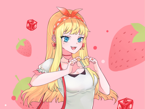 草莓味的女孩子_CARROT_ddk_k-站酷ZCOOL
