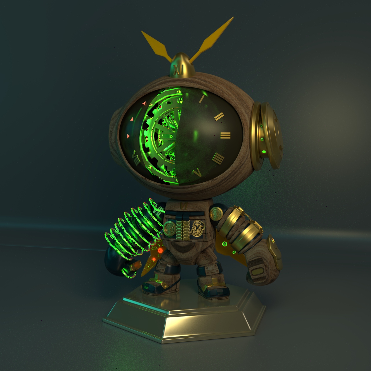 【3d建模-时间time】_Z91648474-站酷ZCOOL