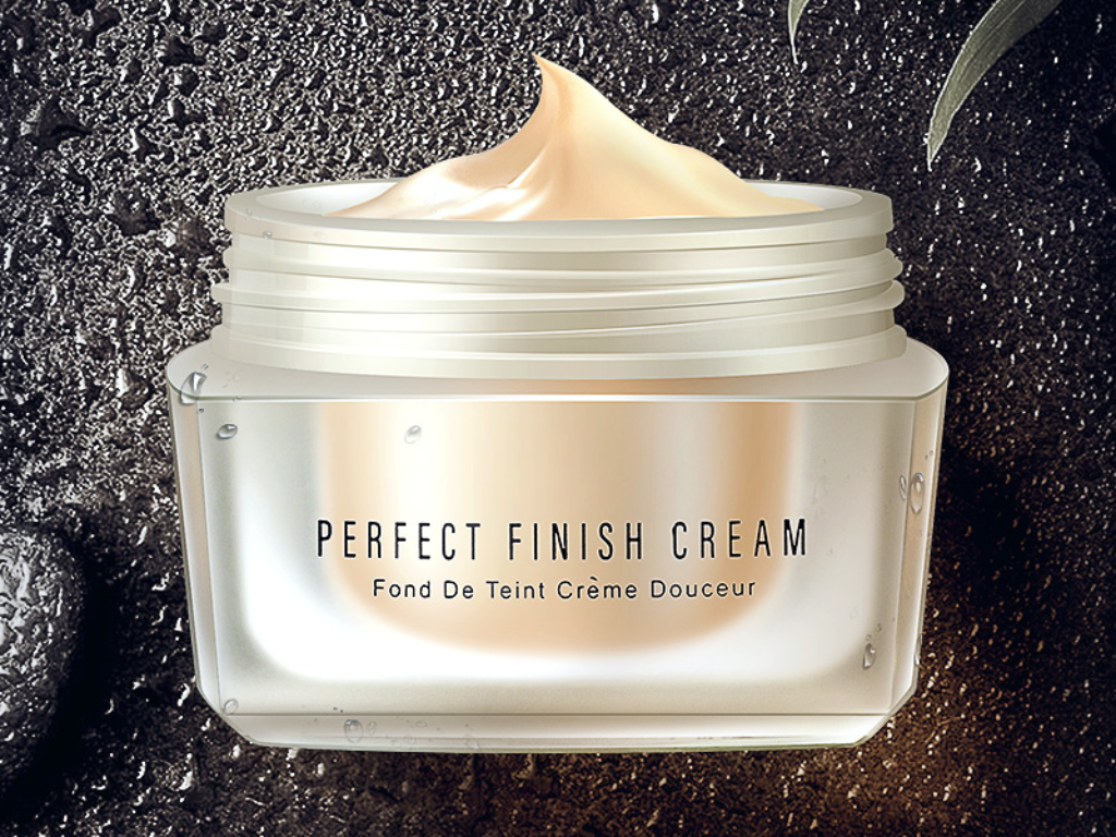 perfect finish cream 护肤产品修图案例_VINCENT吉-站酷ZCOOL