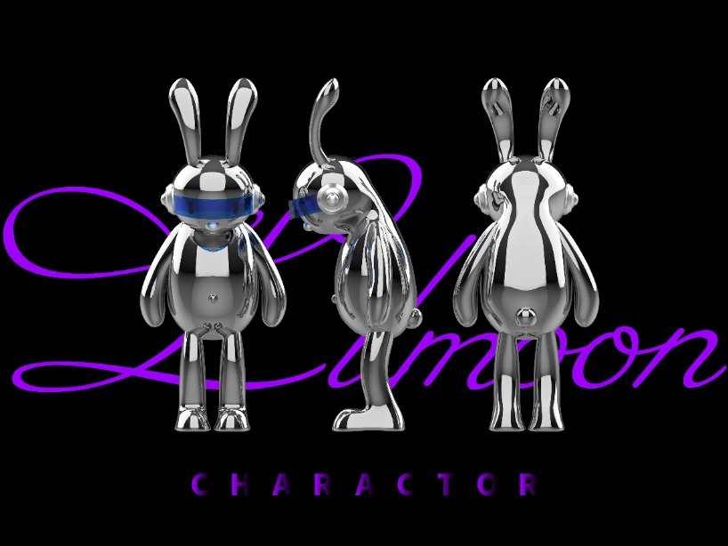 潮流兔子IP形象_Mr丑先森-站酷ZCOOL