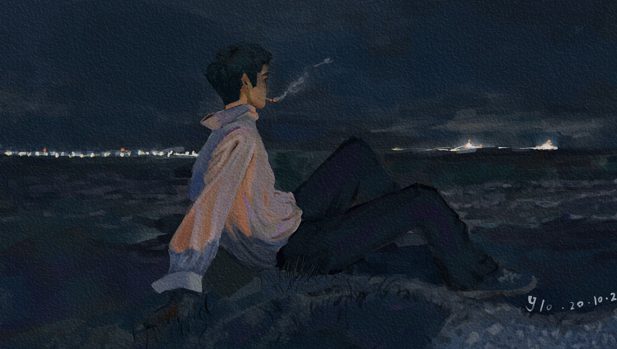 板绘_摸鱼Y10-站酷ZCOOL