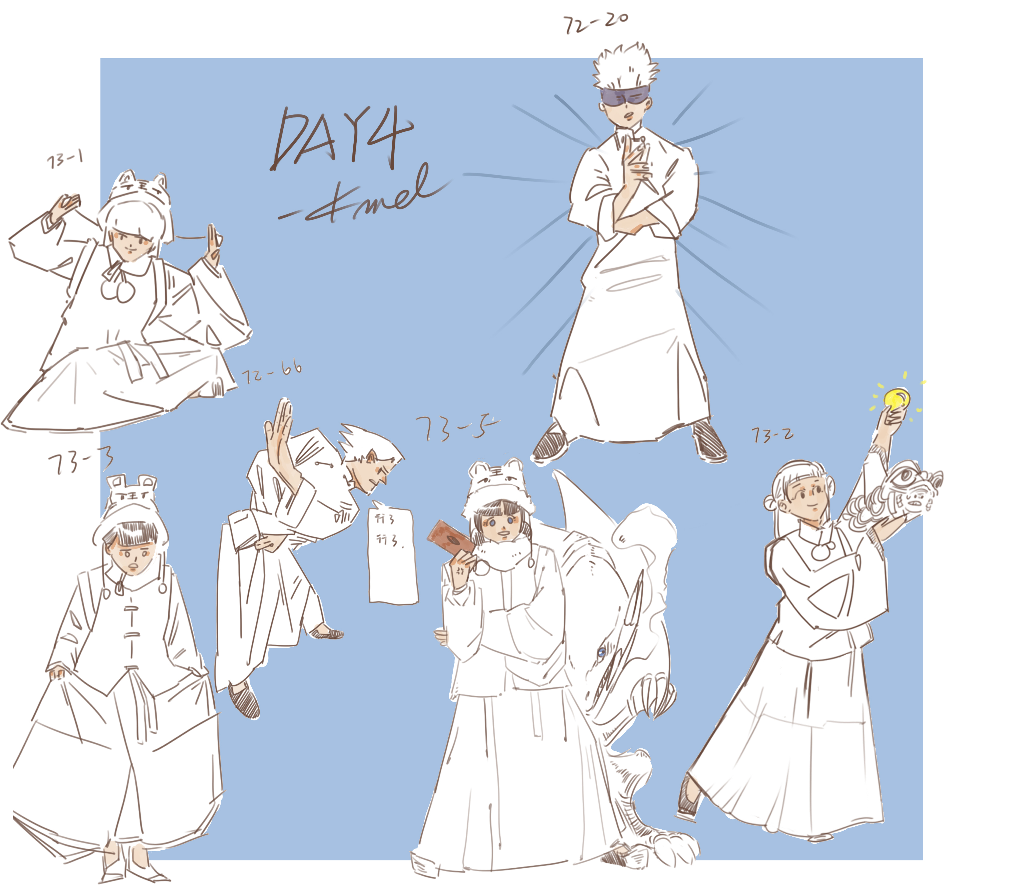 #速写60天挑战赛# day4_雪人是啊馍-站酷ZCOOL