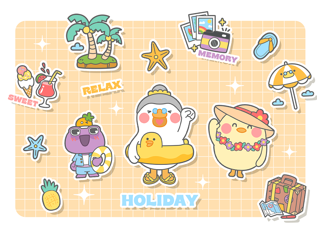 HEY!THREE- IP形象设计_就是嘎嘎啊-站酷ZCOOL