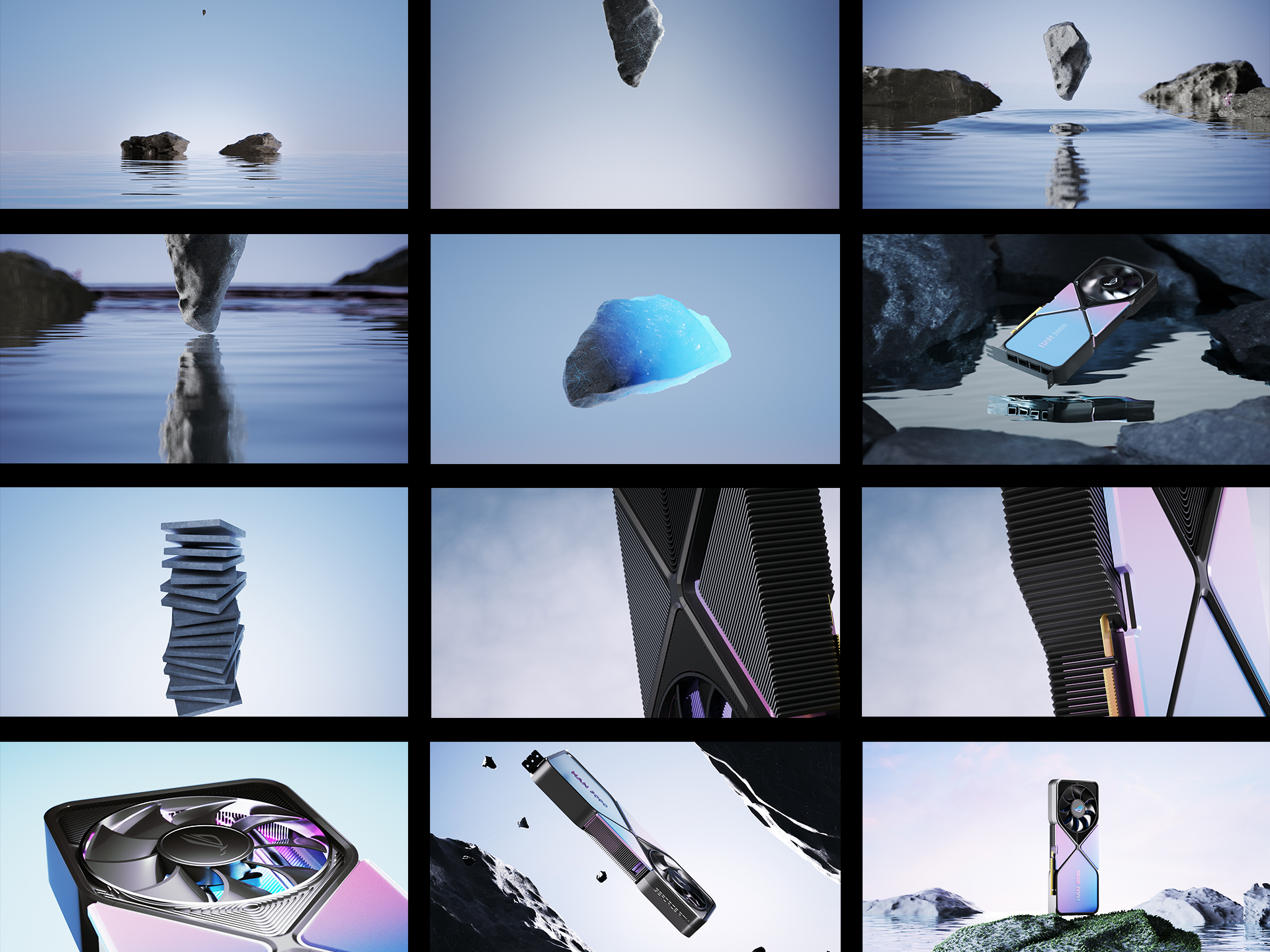 Graphics card animation_HUIWEN_惠雯-站酷ZCOOL